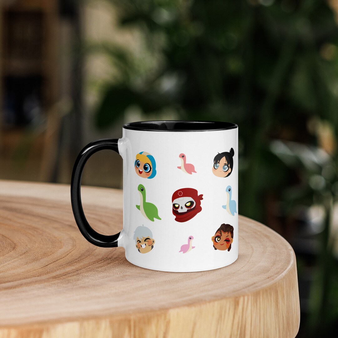 Apex Smol Legends Nessie Ceramic Mug With Colour Inside - Etsy