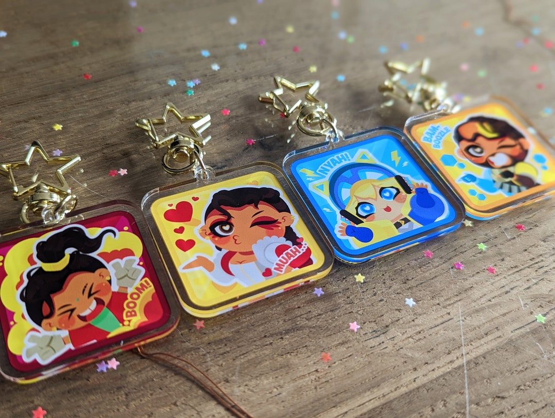 Apex Smol Legends Rampart Loba Wattson Mirage 2 Inch Recycled Acrylic Double Sided Keychains - Etsy
