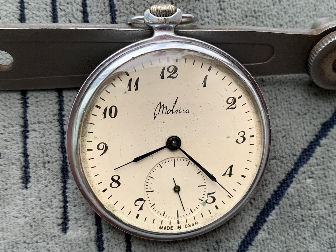Collectible Watch MOLNIJA Good External Condition 2Q-55 Made in Ussr ...