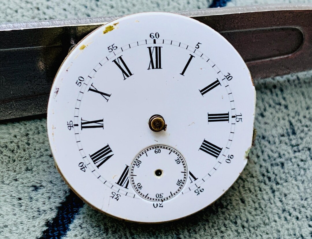 Antique Longines Watch Movement: Roman Numerals, Steampunk Parts (swiss ...