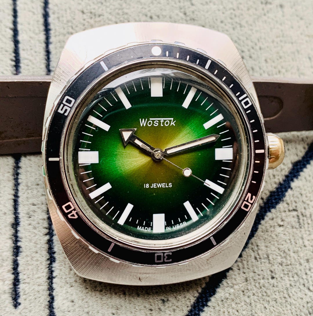 Collectible Watch VOSTOK Amphibian 2209 Barrel Type Chistopol/men's ...