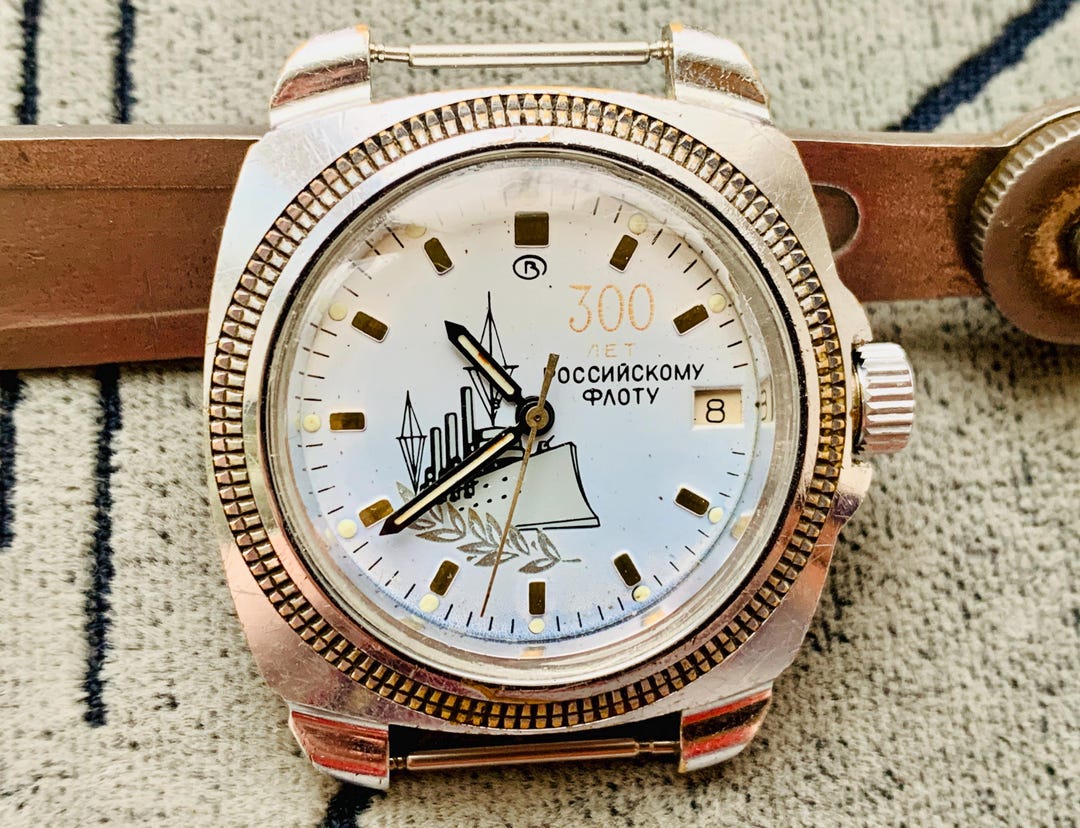 Collectible Watch Vostok 300 Years Since of Navy/fleet Manual Winding ...