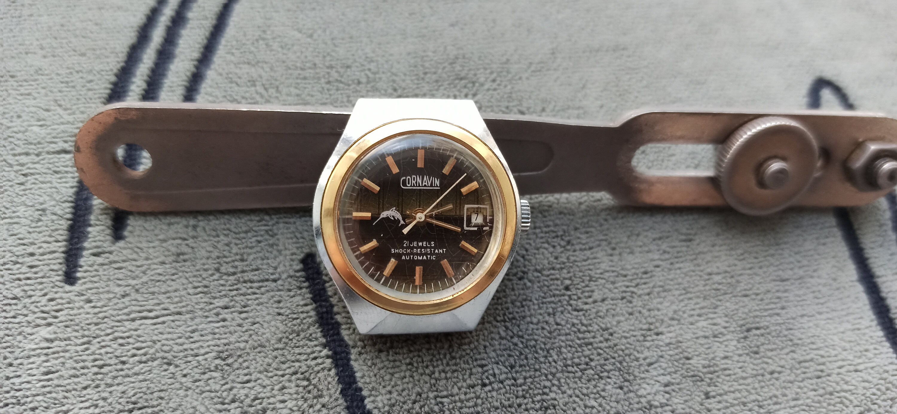 Collectible Watch Luch Cornavin Series With Dolphin 21 Jewels - Etsy