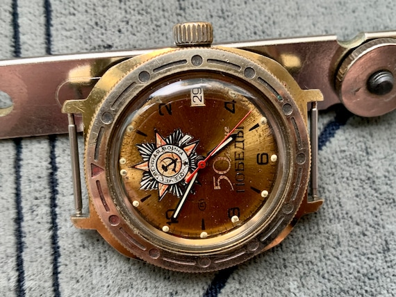 Men's watch VOSTOK komandirskie 50 Years Victory WWII… - Gem
