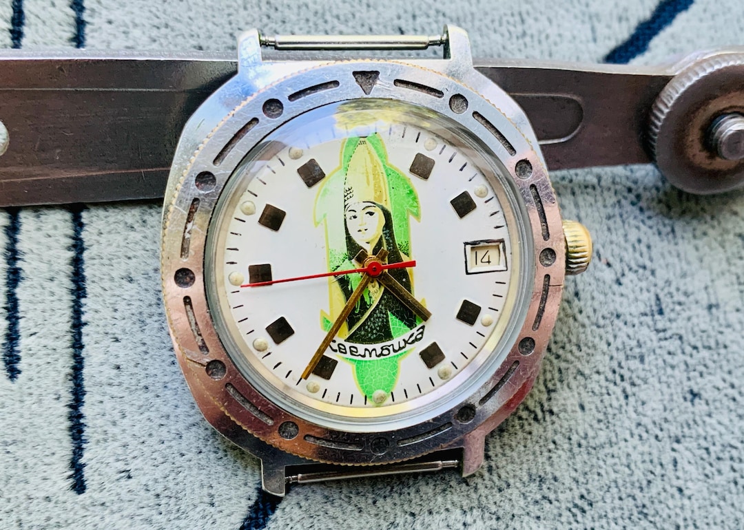 Collectible Watch VOSTOK Komandirskie Svembika Kazan Khanate Manual ...