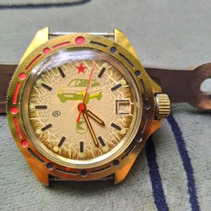 Collectible Watch VOSTOK Komandirskie Car Tavria Autozaz/wrist - Etsy