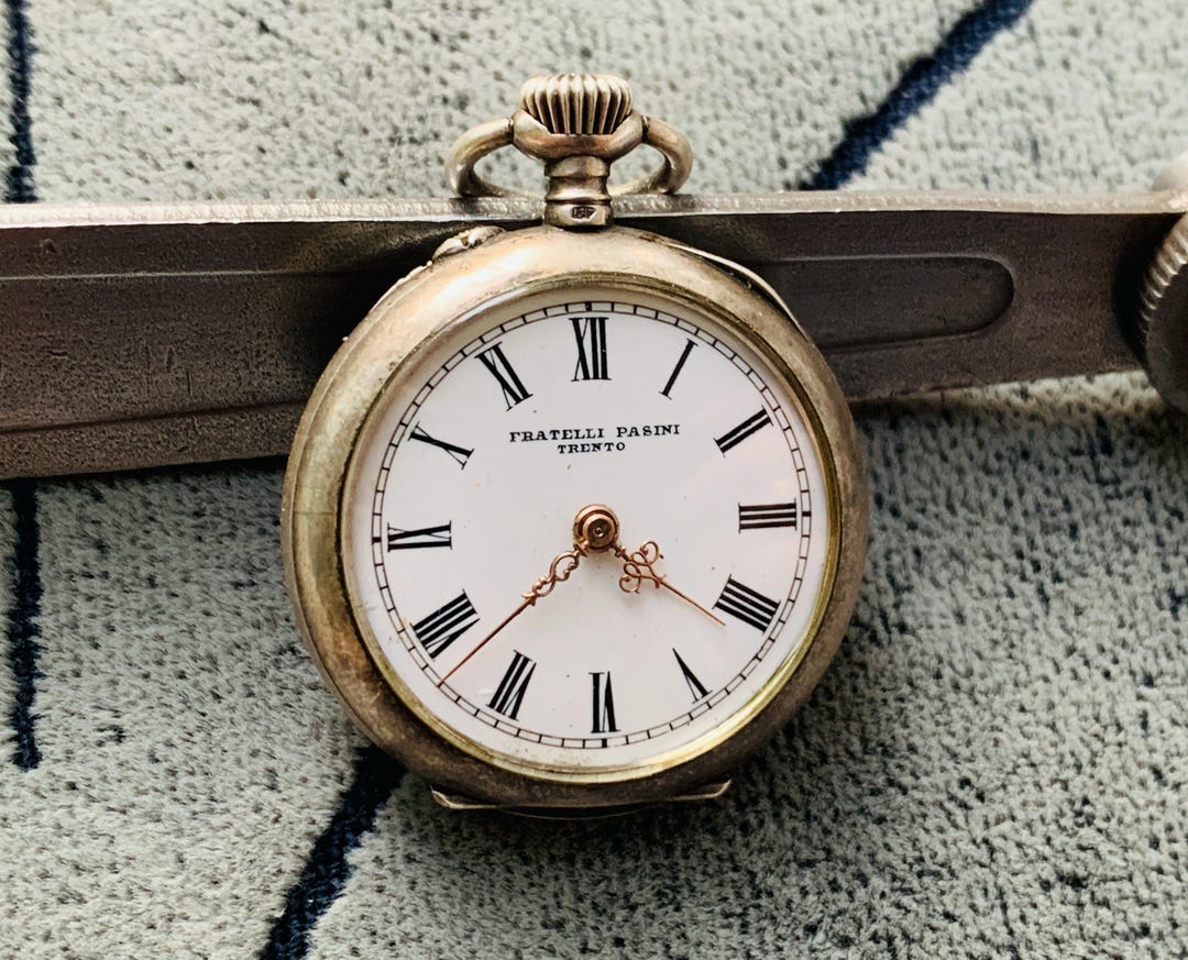 Collectible Watch Fratelli Pasini TRENTO Roman Numerals Cylindre 10 ...