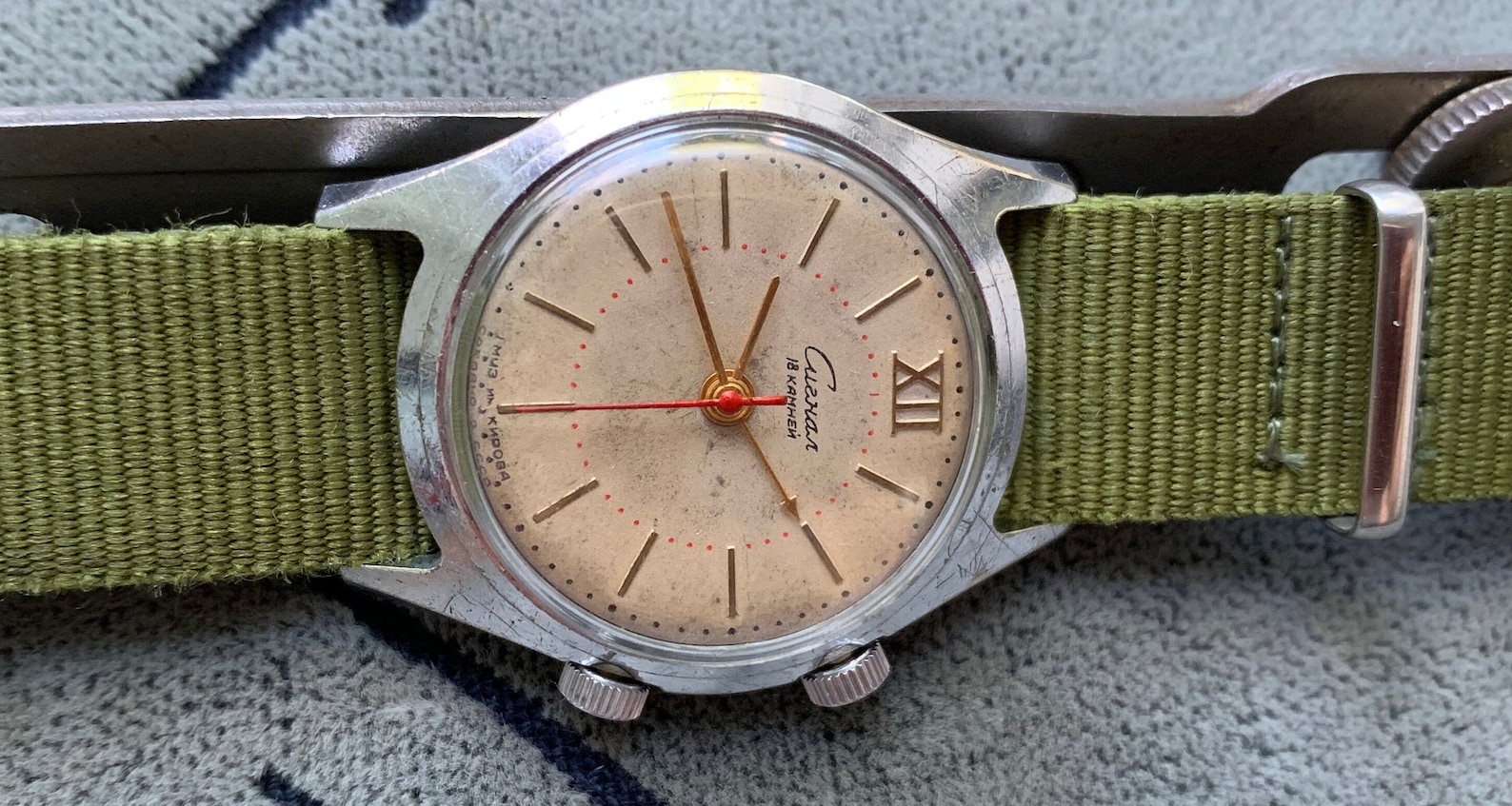 Collectible Watch POLJOT Signal With Alarm Early 1 Mchz Named - Etsy