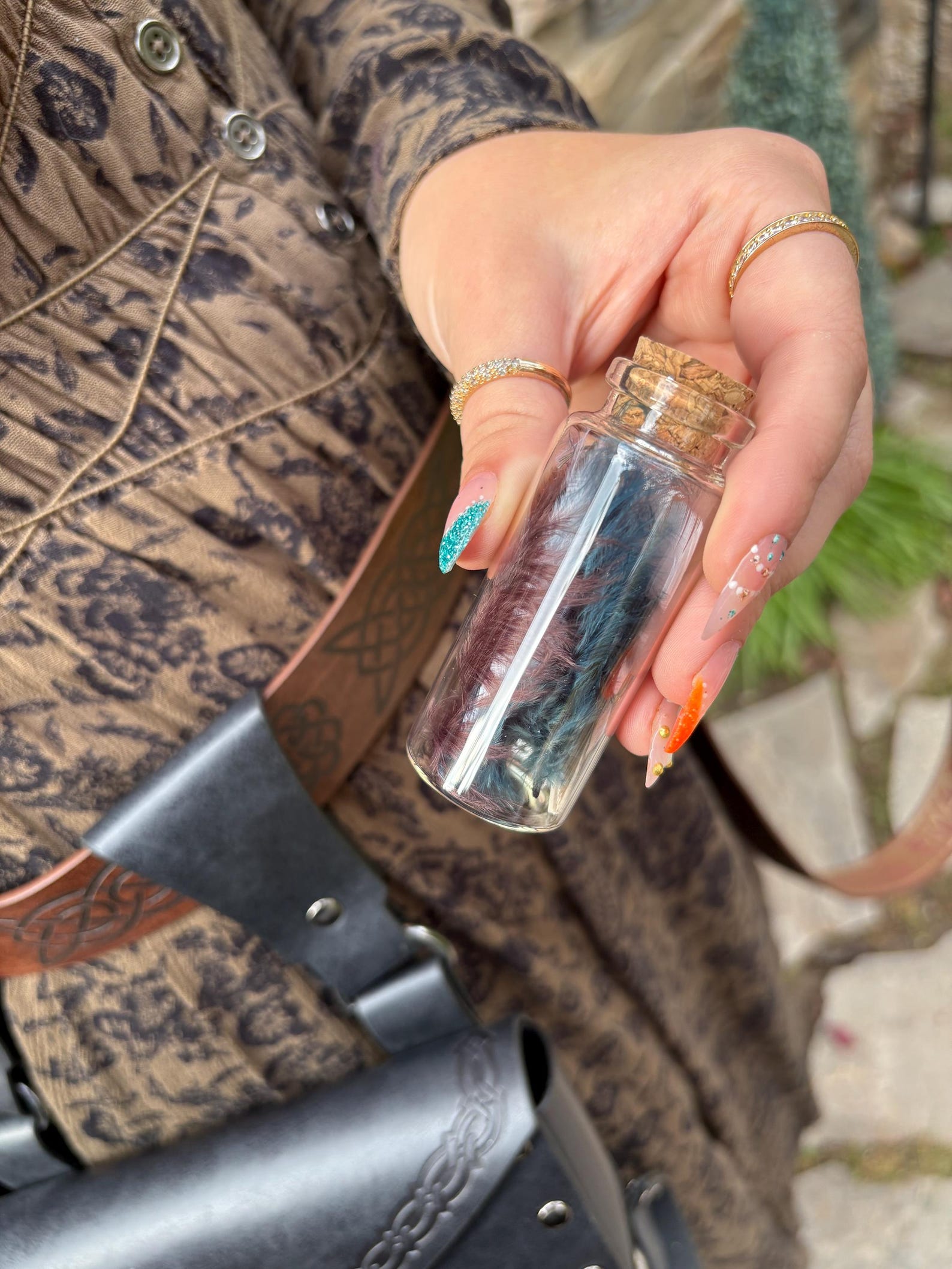 Alchemist Belt Pouch: Faux Leather Potion Vial Holder for Ren Faire ...