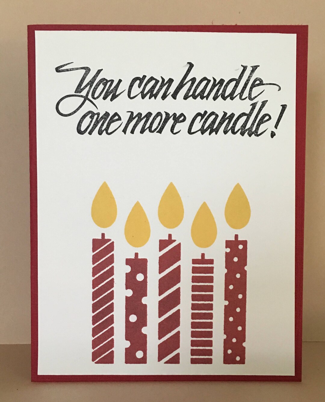 Fun Birthday Card, Candles Birthday Card, Mind Over Matter, Birthday ...