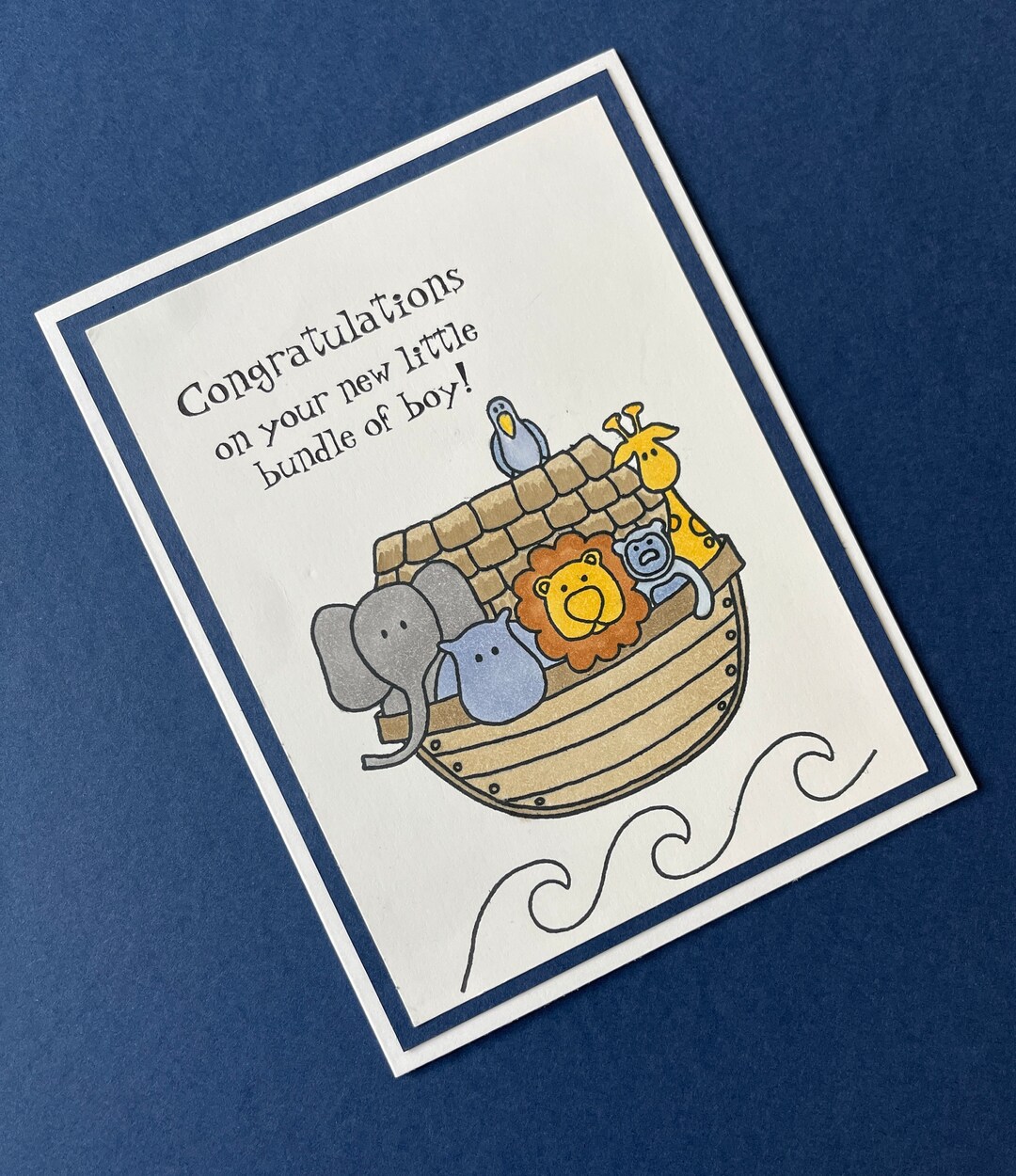 Newborn Baby Card, Congrats on Your Little Bundle of Boy ...