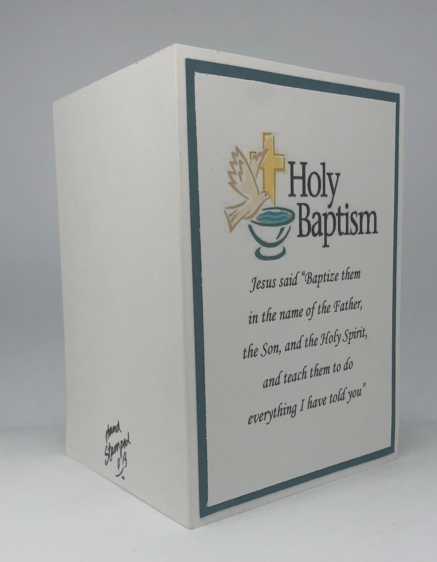 Baptism Celebration Card, Boys Baptism, Christening Card, Religious ...