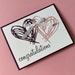 Silver Hearts Wedding Card, for the Bride and Groom, Congratulations ...