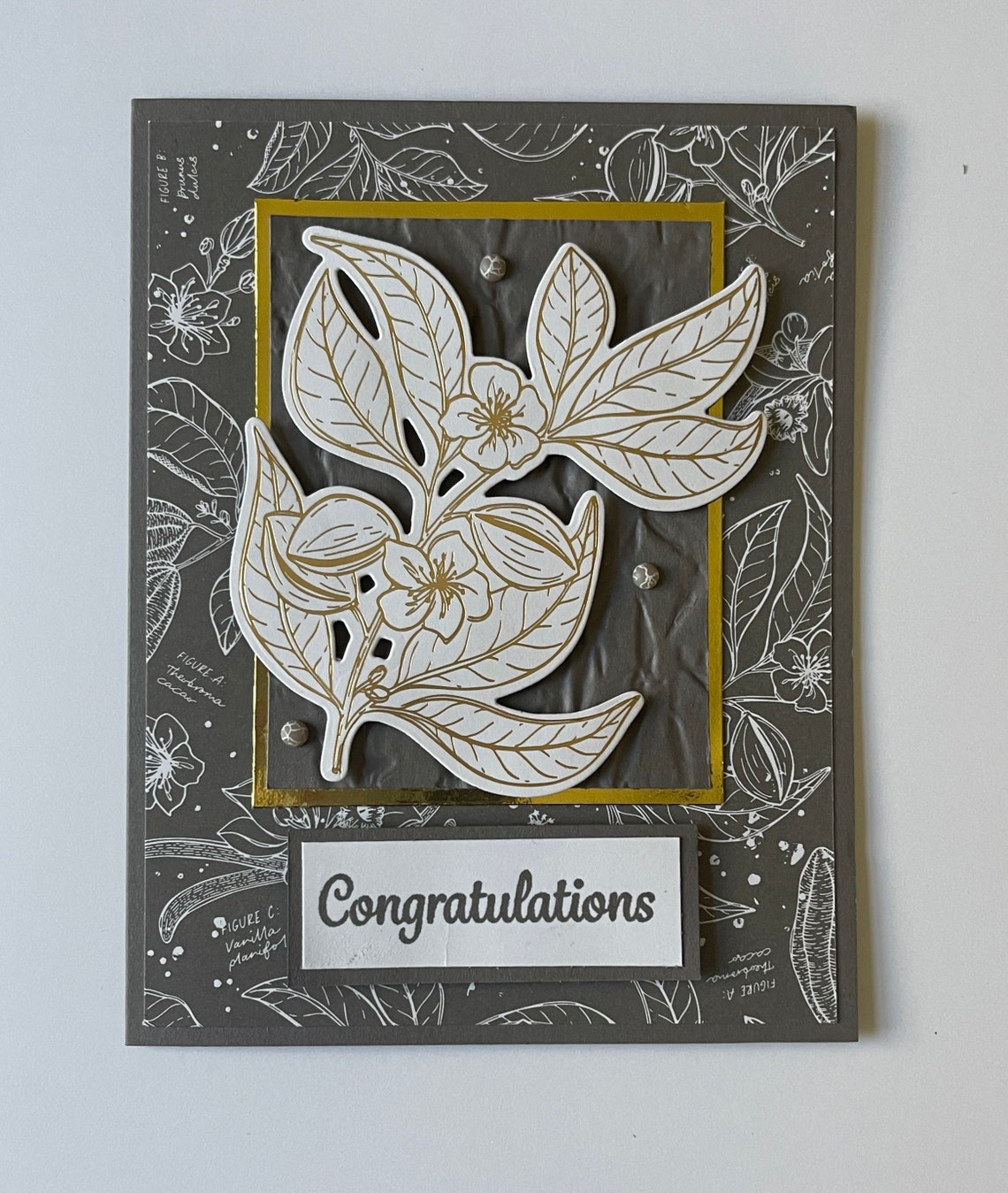 Elegant Wedding Card, Nature Wedding Card, Newlywed Card, happy I Do ...