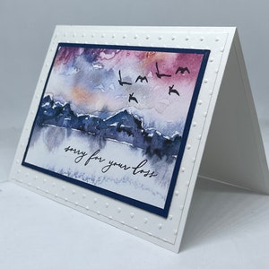 Sorry for Your Loss Card, Loss of Loved One, Comfort Card, Thinking of ...