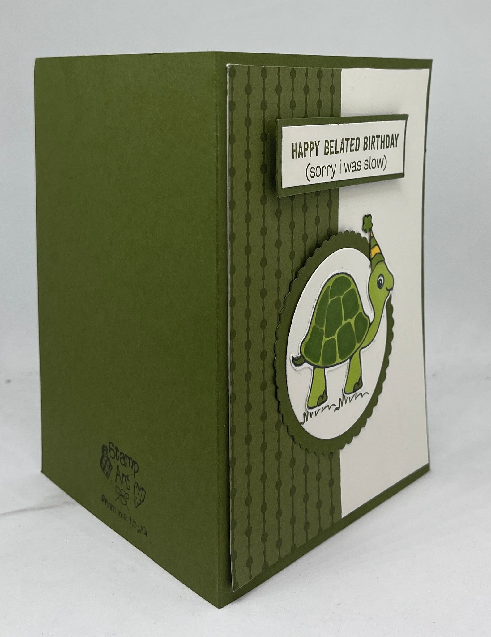 Turtle Belated Birthday Card Funny Birthday Card Happy - Etsy UK