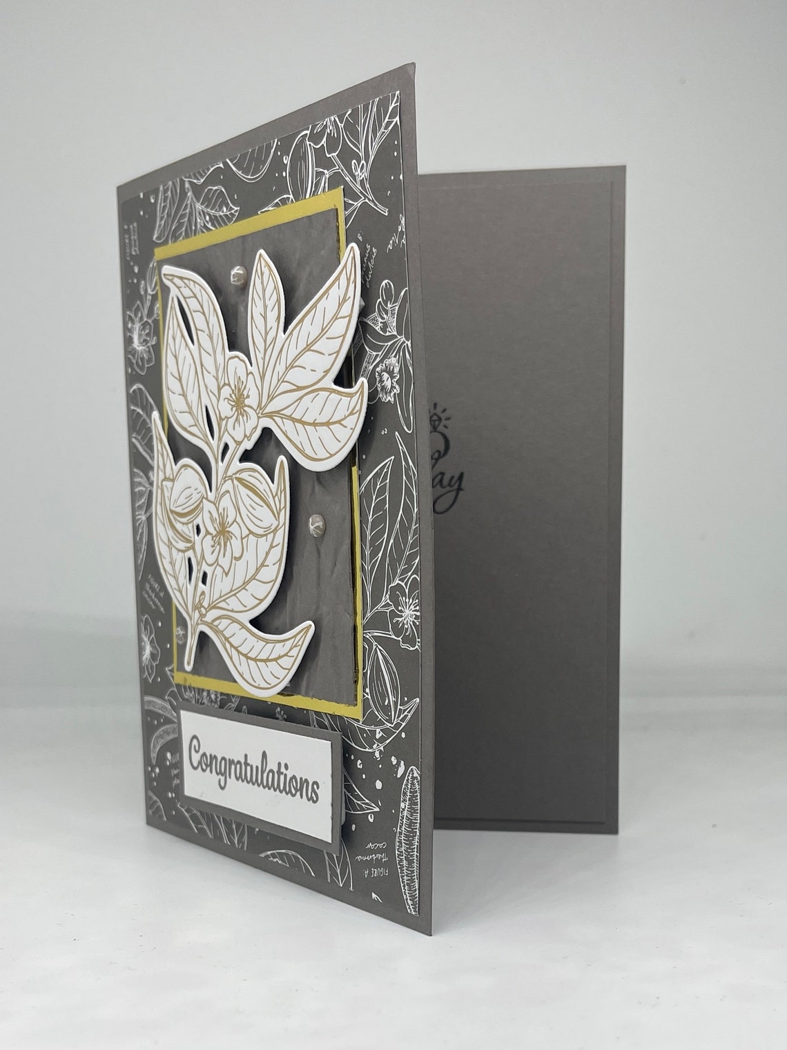 Elegant Wedding Card, Nature Wedding Card, Newlywed Card, happy I Do ...