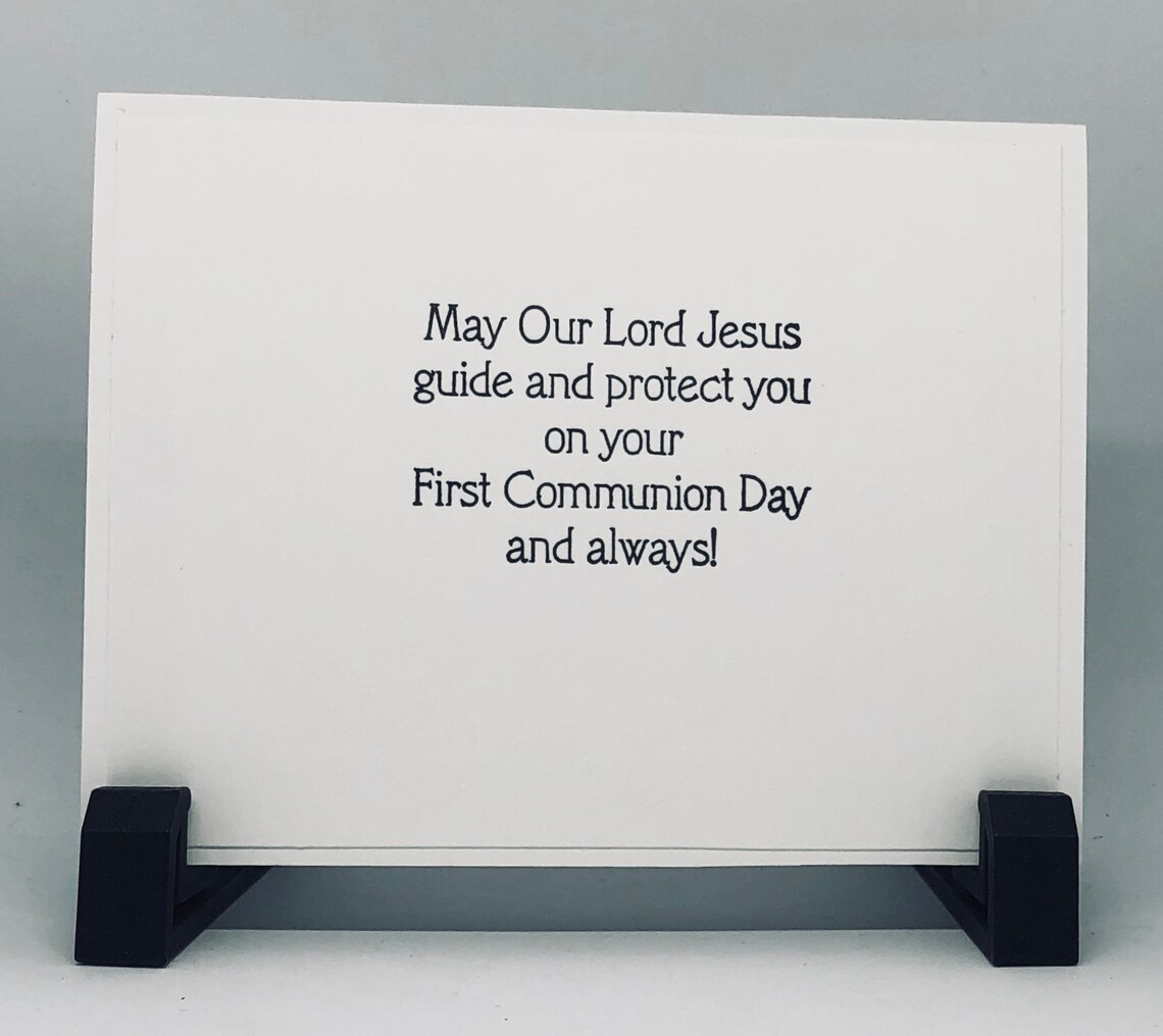 Christian Communion Card, Communion Day, Religious Event, First Holy ...