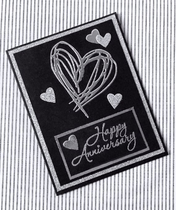 Anniversary Card for Couple Happy Anniversary Cards Handmade - Etsy