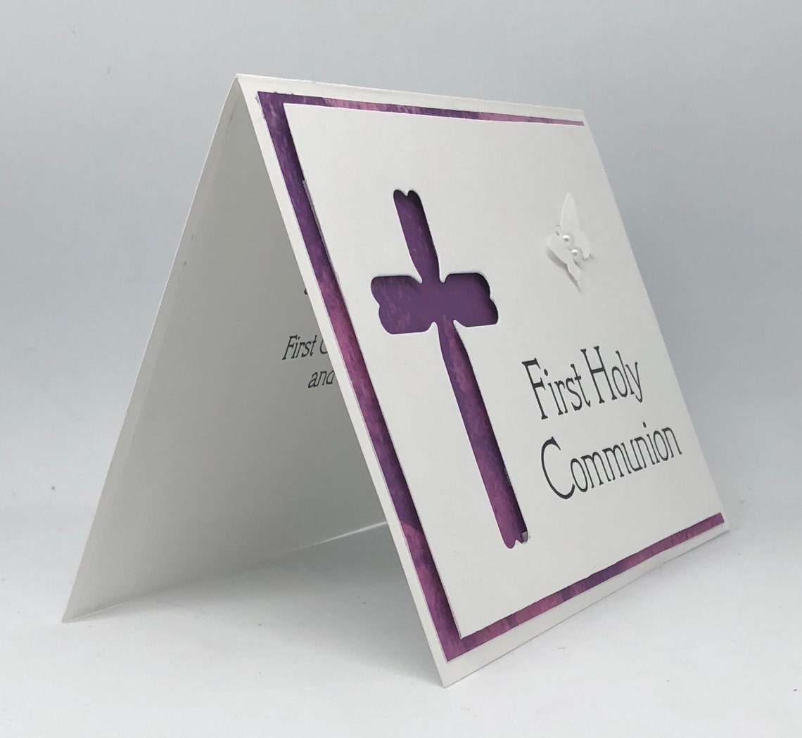 Christian Communion Card Communion Day Religious Event - Etsy