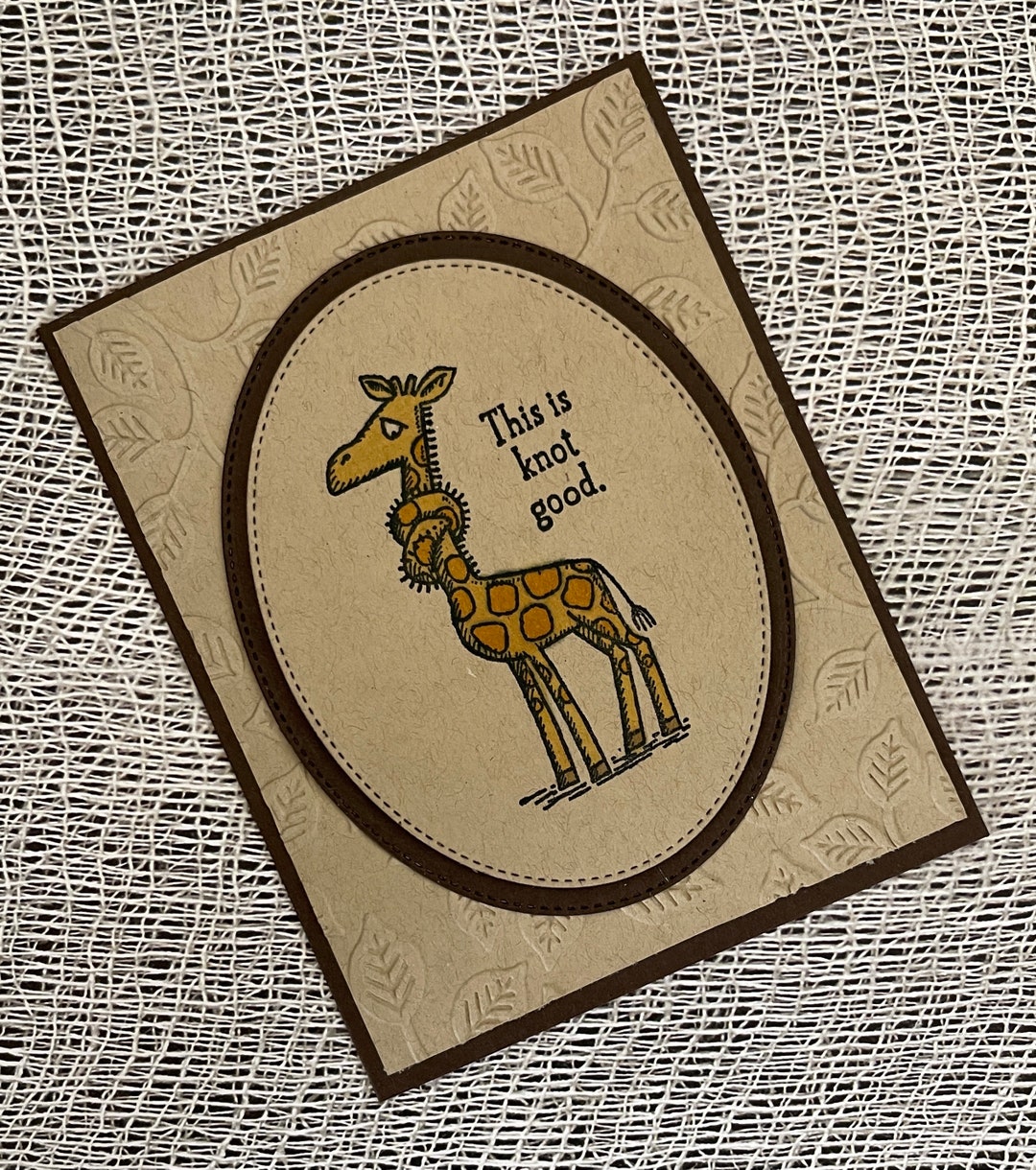 Cute Giraffe Card, Fun Get Well Card, Get Better Soon Card ...