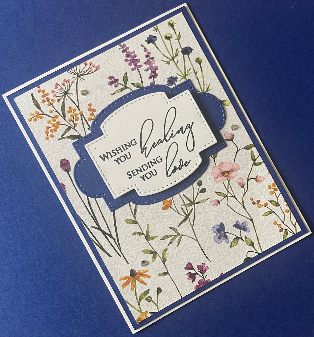 Wishing You Healing Card, Sending You Love Card, Occasion Card, Cancer ...