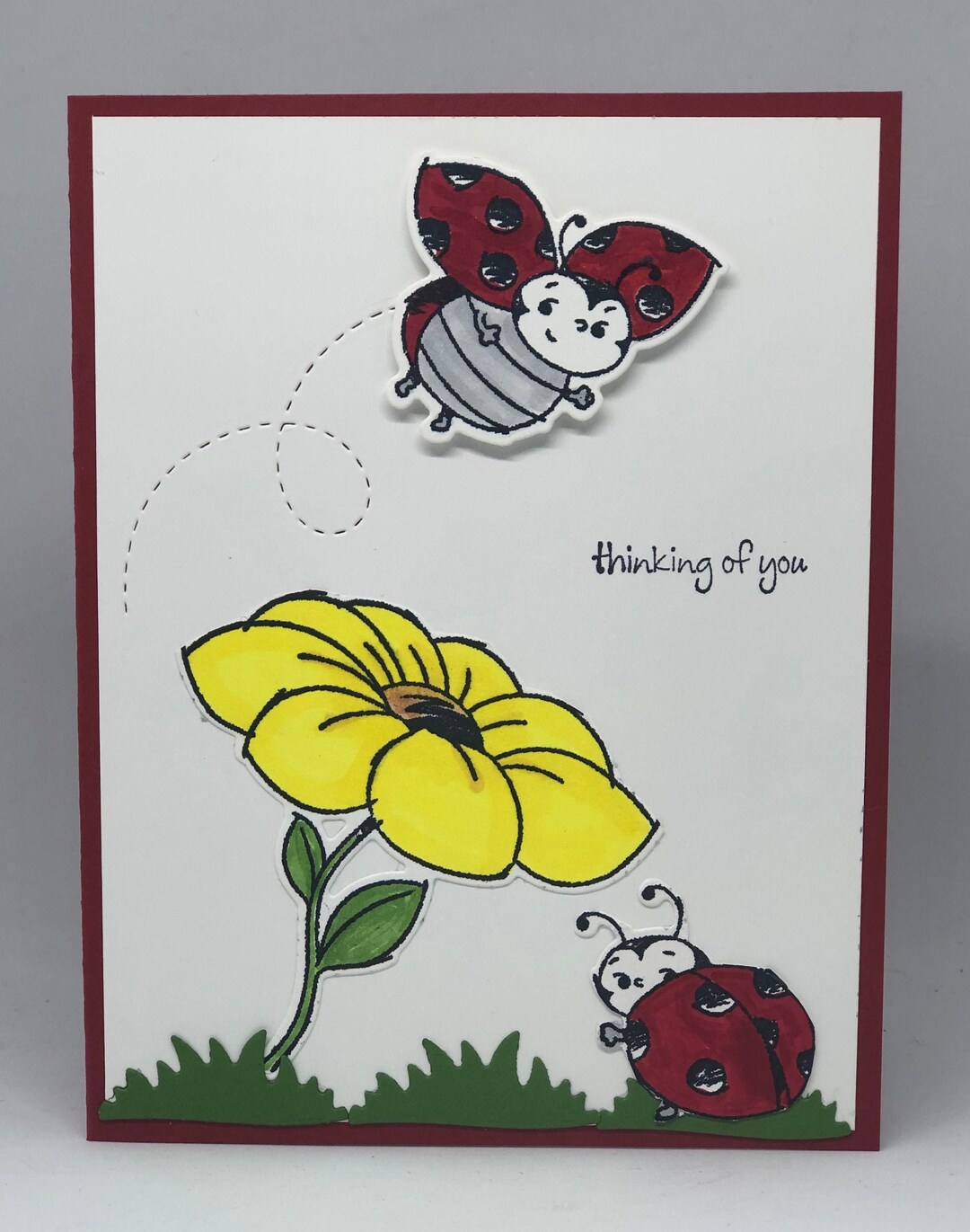 Ladybug Friend Card, Friendship Card, Cute Ladybug Card, Great Friend ...