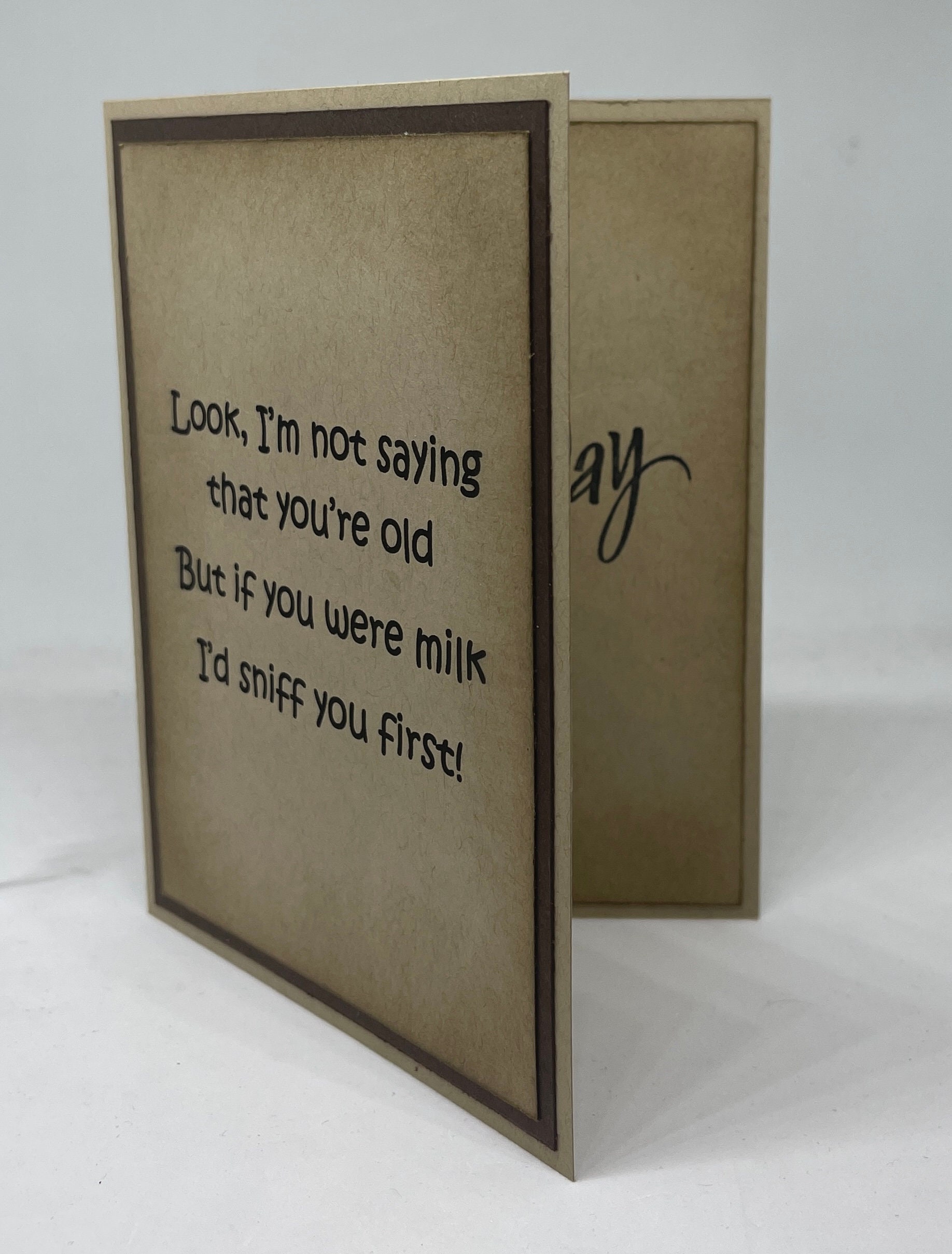 Hilarious Birthday Card, Funny Bday Card, Humorous Handmade Card, Happy ...