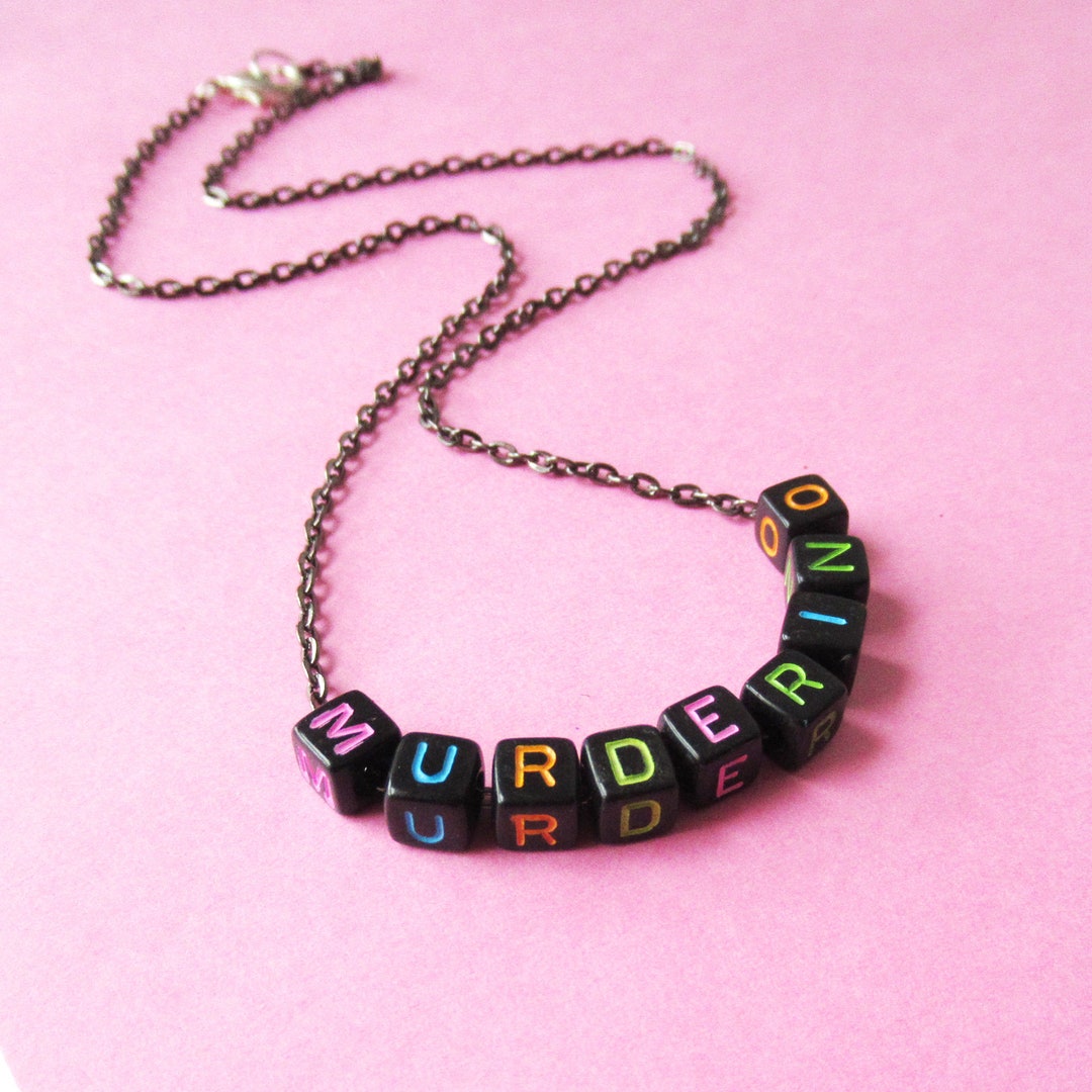 Murderino Necklace My Favorite Murder Stay Sexy Don't - Etsy