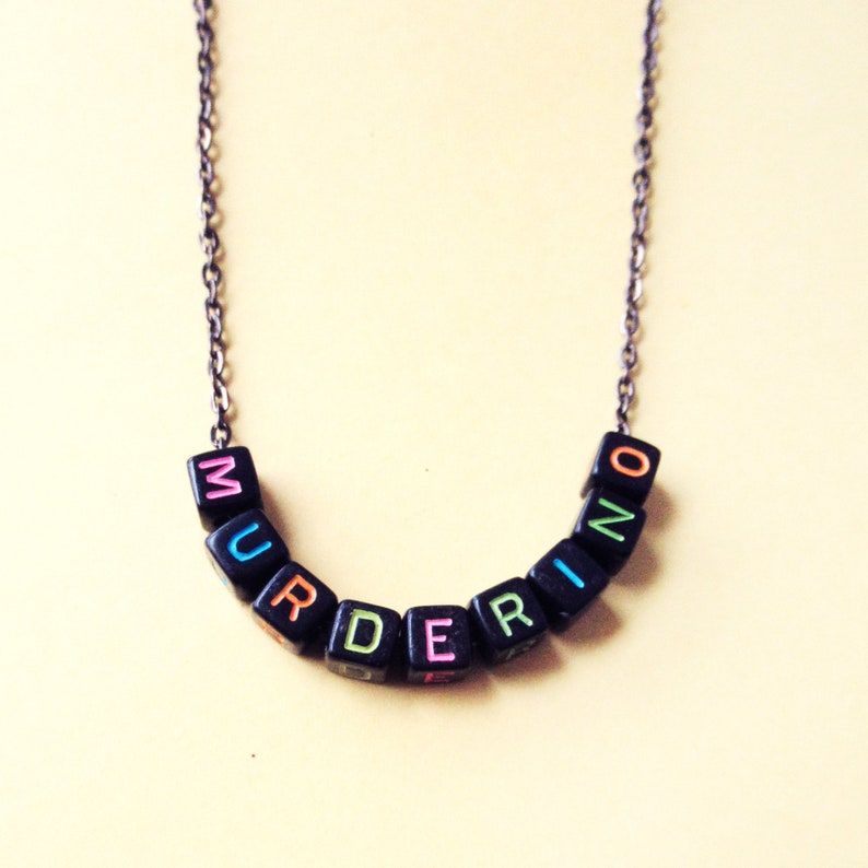 Murderino Necklace My Favorite Murder Stay Sexy Don't | Etsy