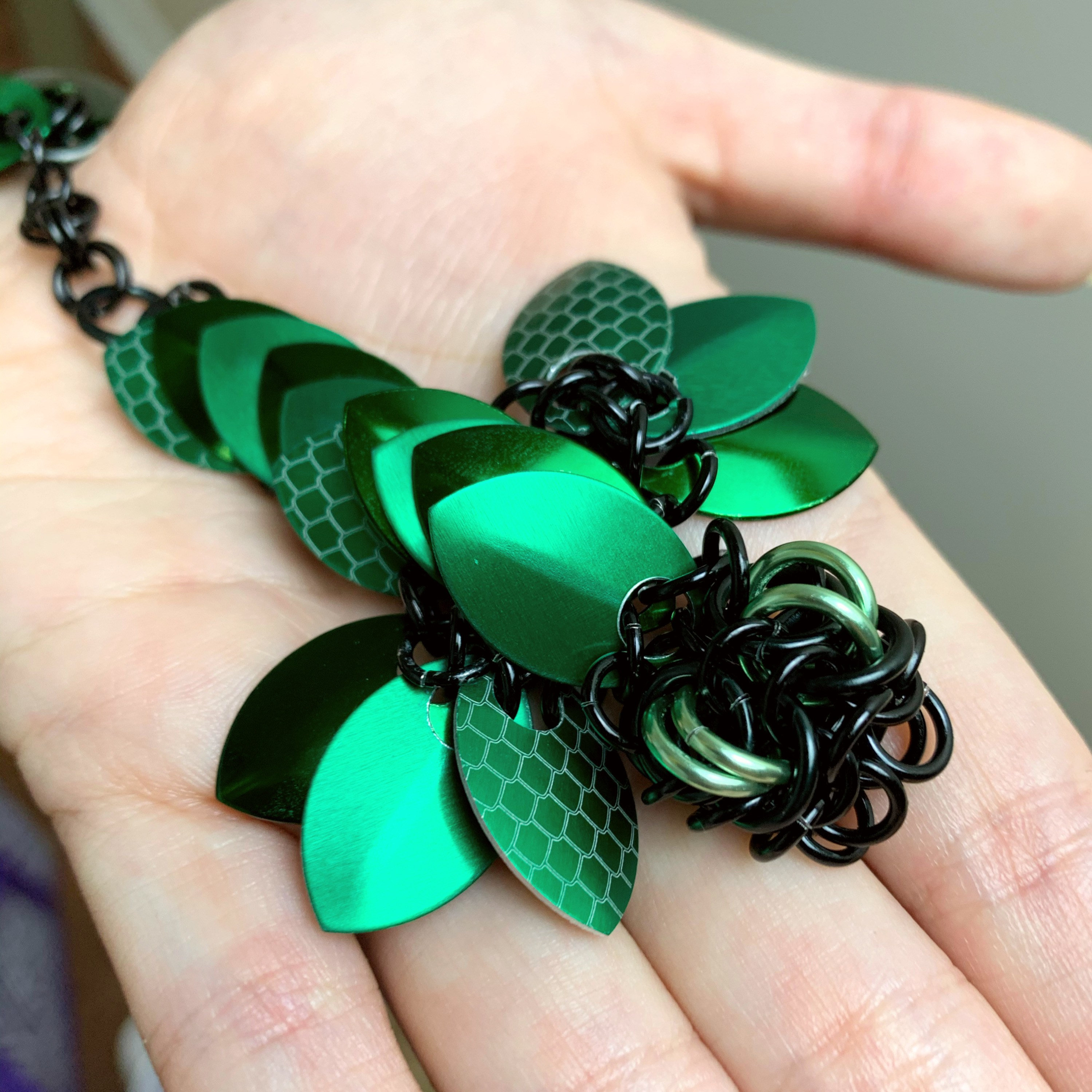 Custom Chainmail Baby Dragon Keychain and Necklace - Etsy