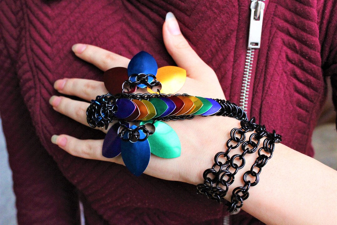 Custom Chainmail Dragon Necklace Bracelet and Sculpture Medium - Etsy