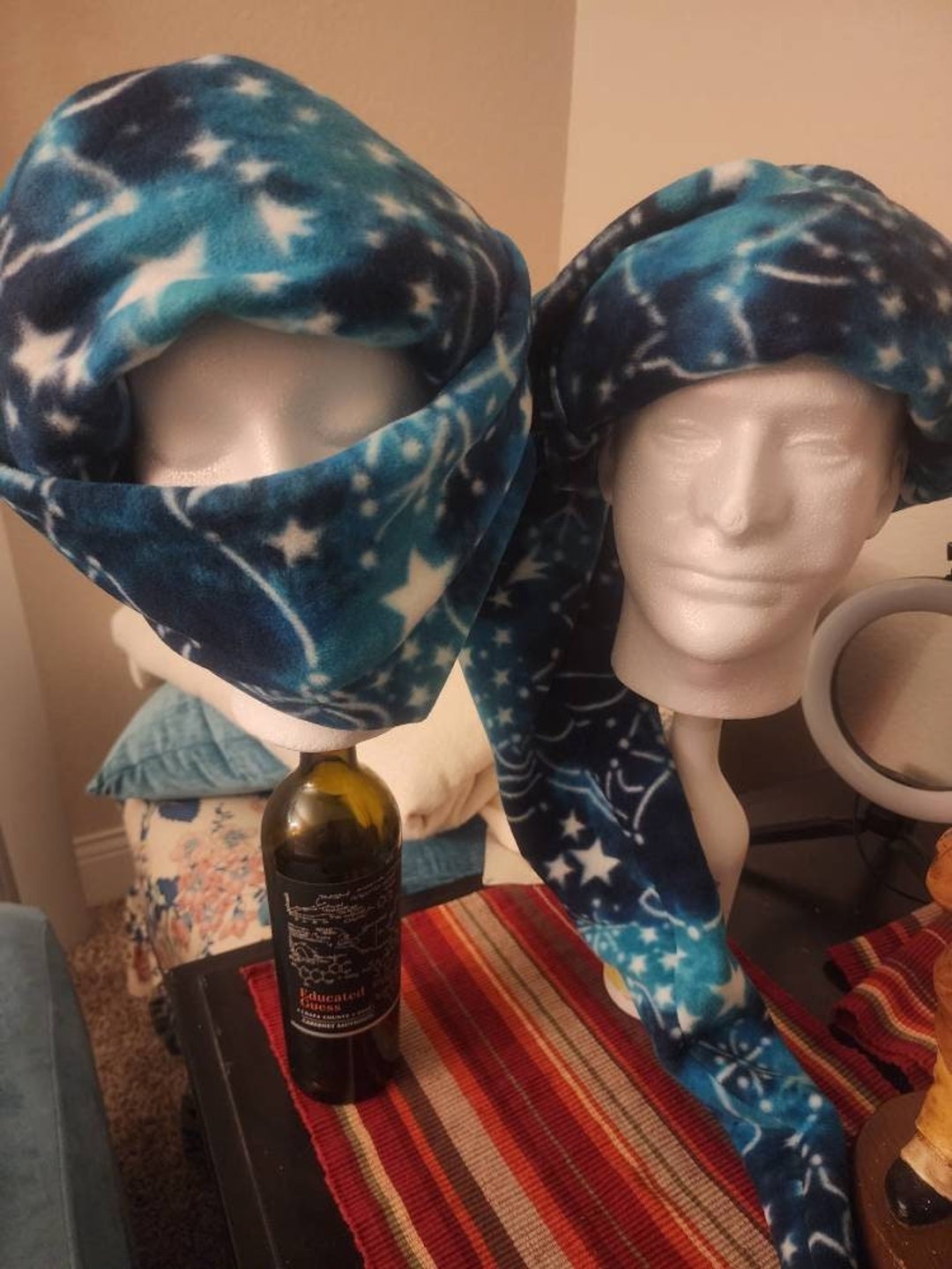Aqua Blue Constellations Winter Hat - Etsy
