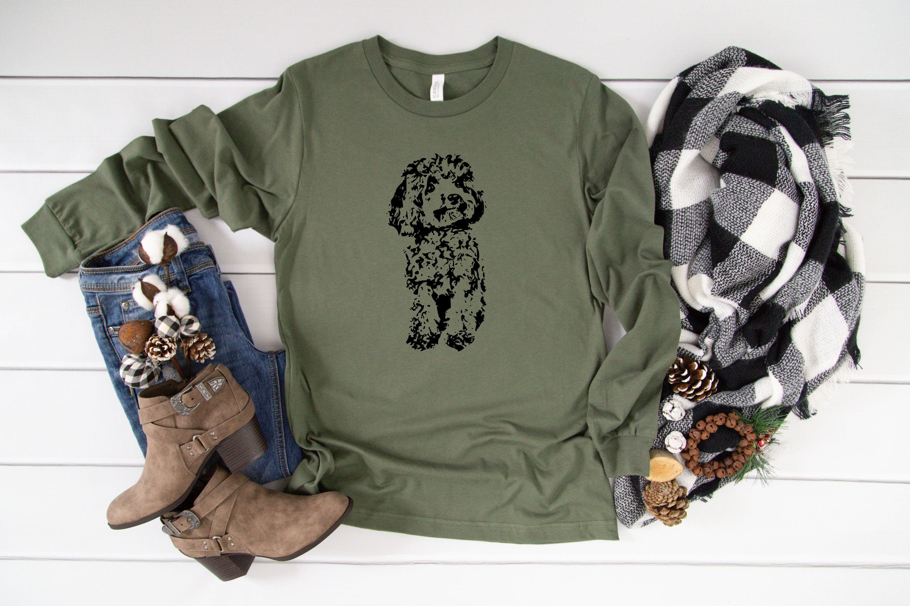 Toy Poodle Shirt Toy Poodle Gifts Long Sleeve Poodle Mom - Etsy