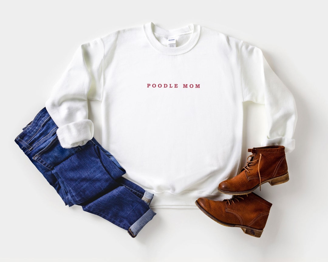 Pudel Mama Sweatshirt, Pudel Geschenk für Mama, Pudel Mama Sweatshirt ...