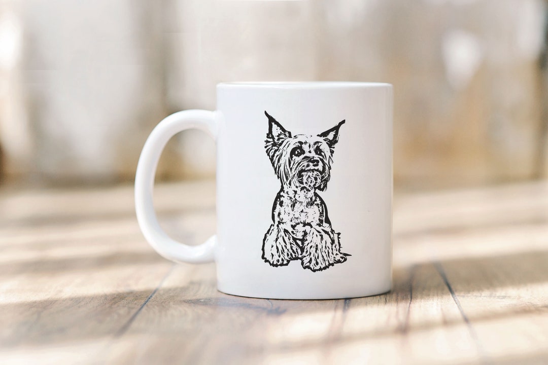 Yorkie Mug, Yorkshire Terrier Mug, Yorkshire Terrier Gift for Yorkie ...