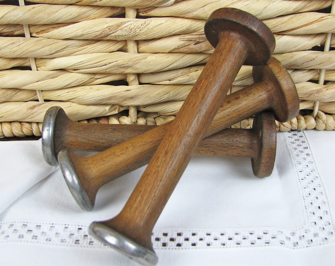 LAST LOT 3 Vintage 1940's Wooden Spools From a Long Closed Kentucky ...