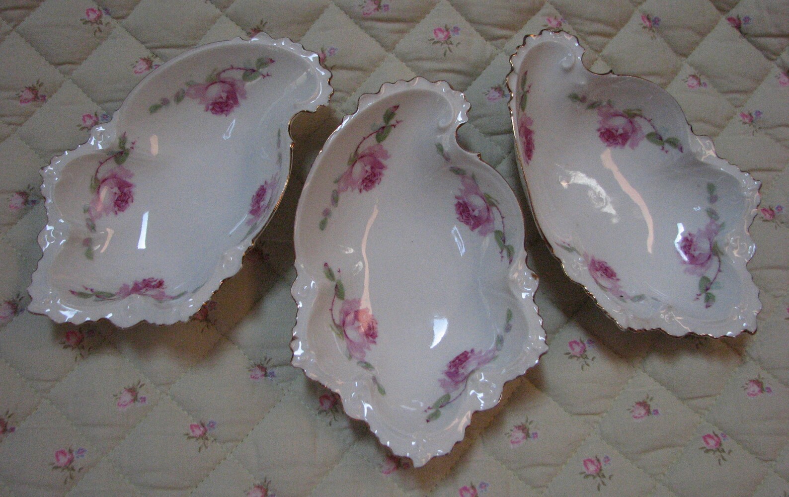 One of Five MZ Austria Porcelain Dish Moritz Zdekauer C.1890 - Etsy