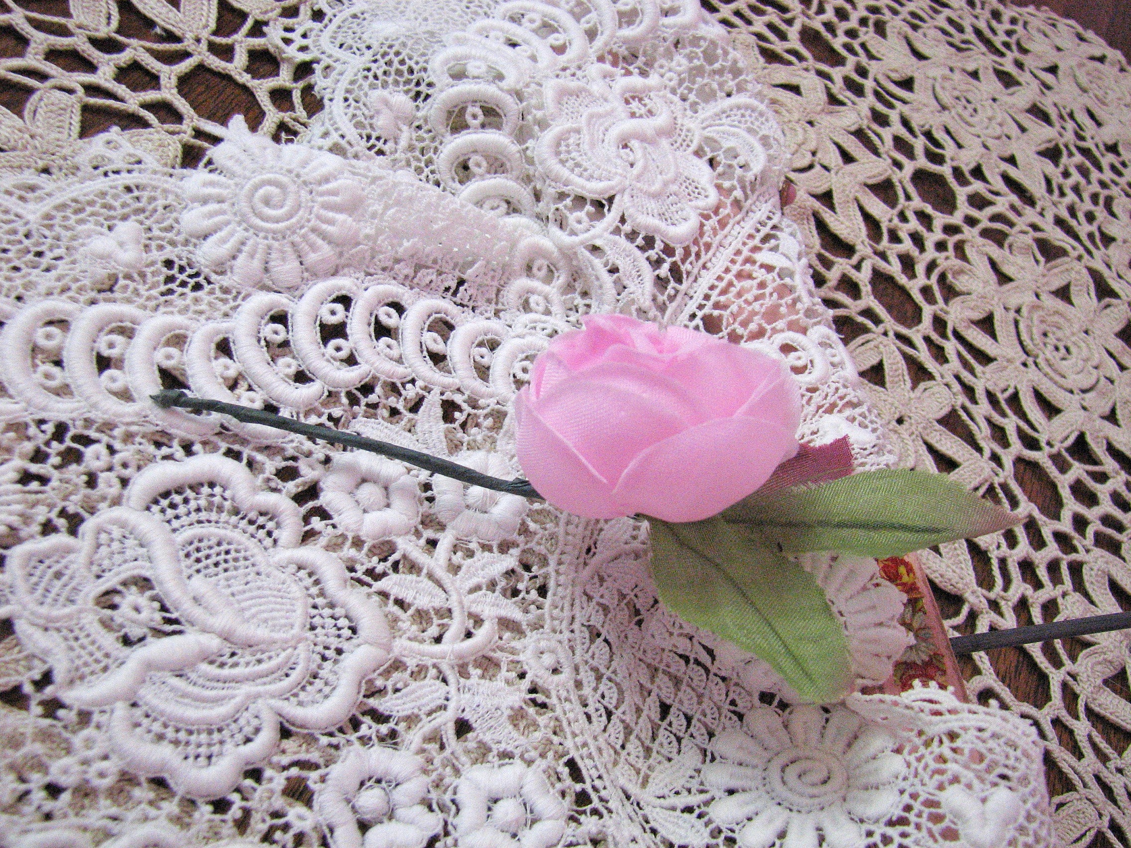One Vintage Old Store Stock Baby Pink Rose - Etsy