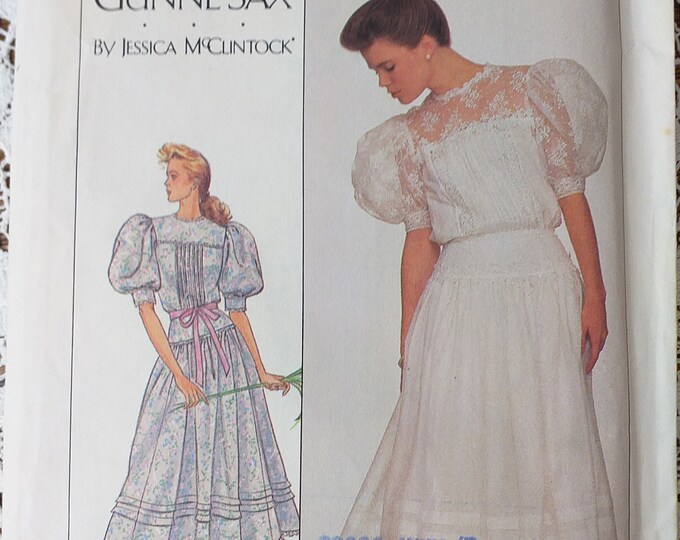 1988 Simplicity 8610 Gunne Sax by Jessica Mcclintock Size 16 - Etsy