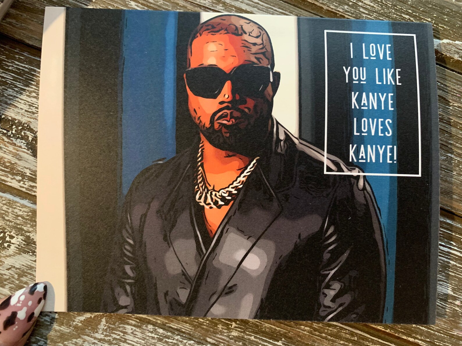 I love you like Kanye loves Kanye Card | Etsy