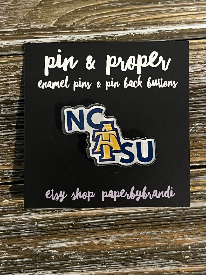NC A&T State University Acrylic Lapel Pin - Etsy