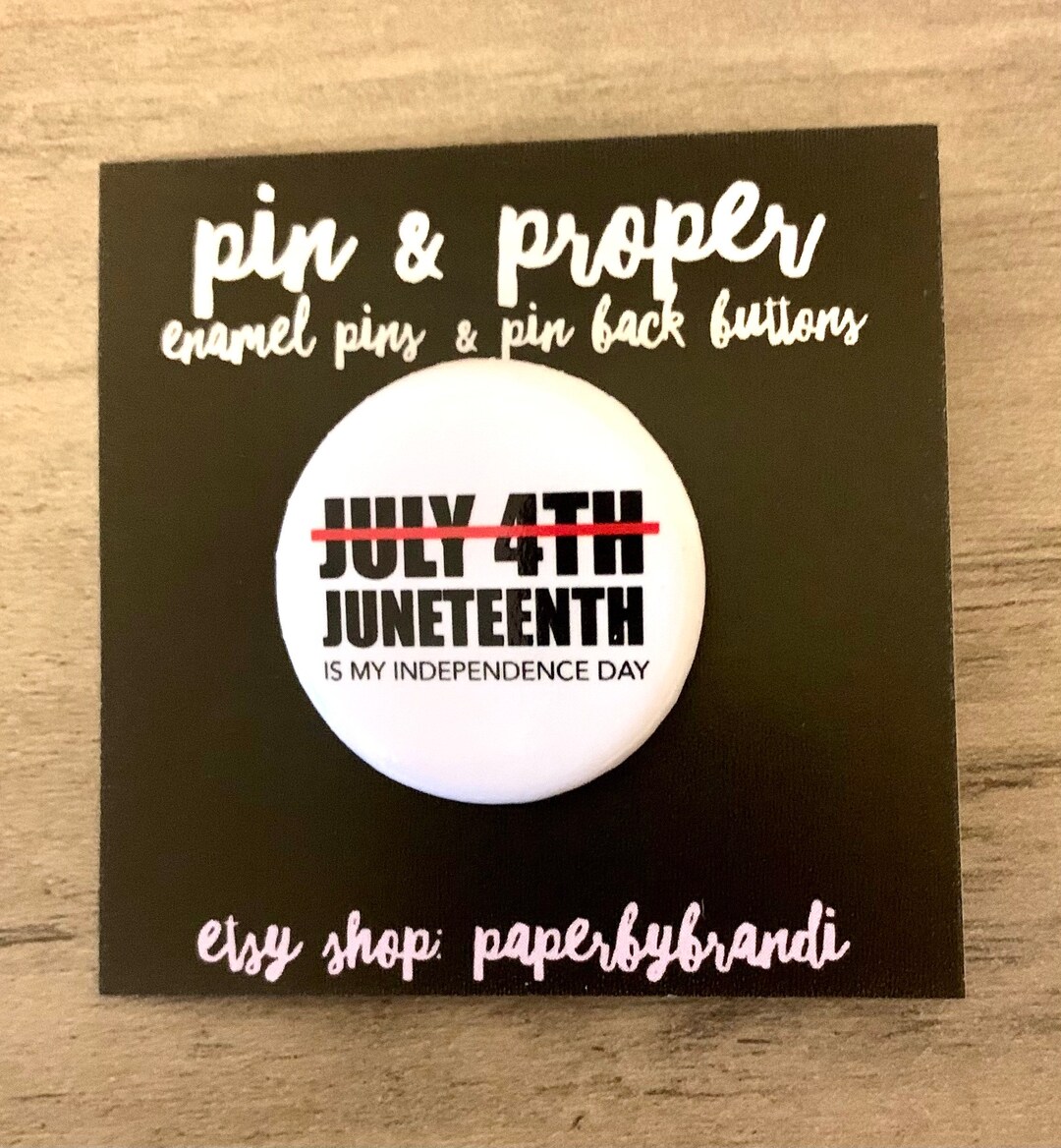 Juneteenth is My Independence Day Pin Back Button - Etsy