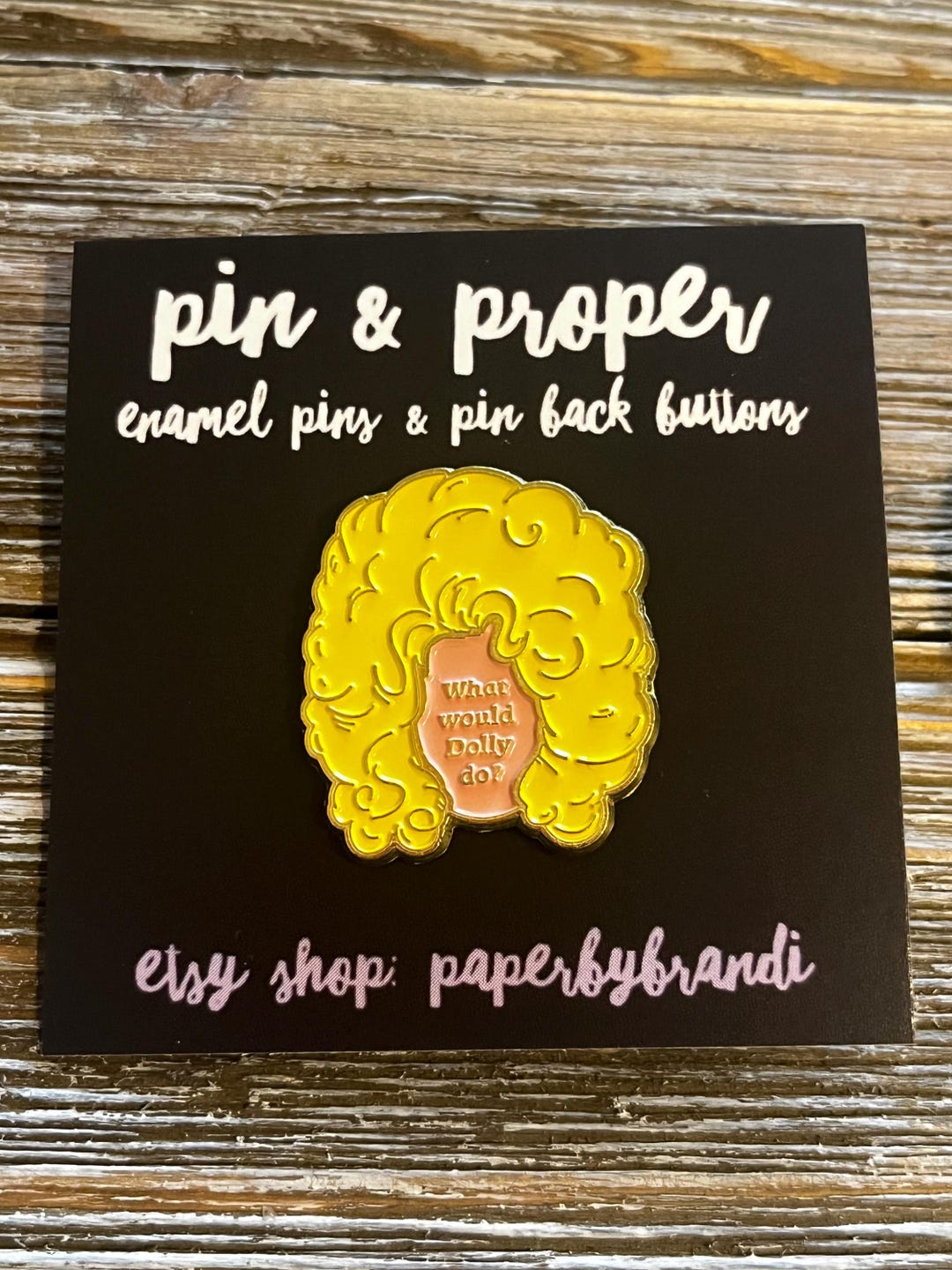 WWDD Dolly Enamel Pin - Etsy