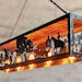 Western Ceiling Lights. Rustic Light Fixture. Cowboys and Cattle - Etsy