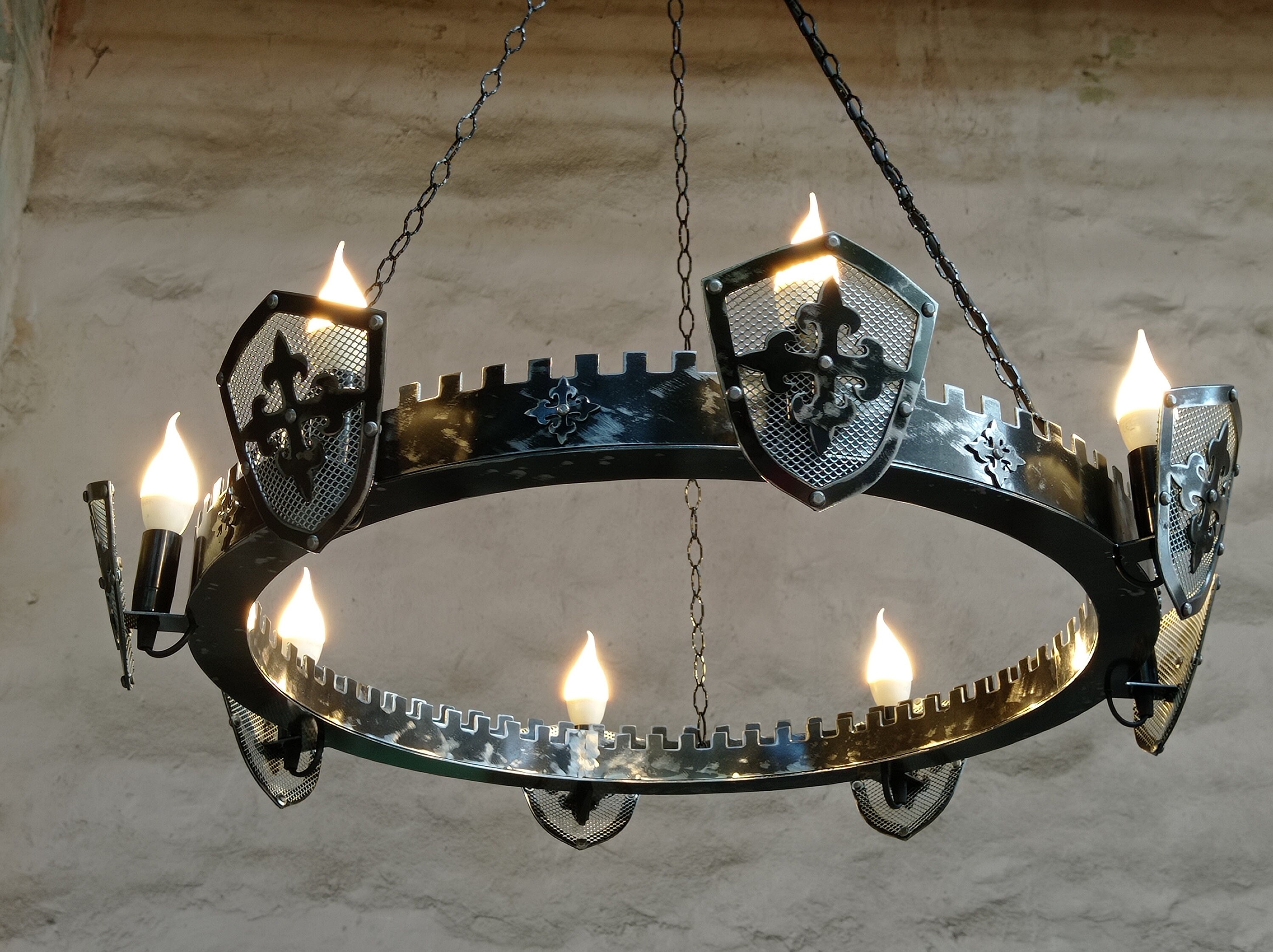 Medieval Candle Chandelier