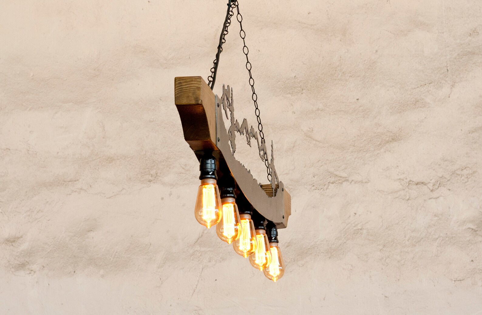 Rustic Pendant Lights Cabin Ceiling Light Fixture - Etsy