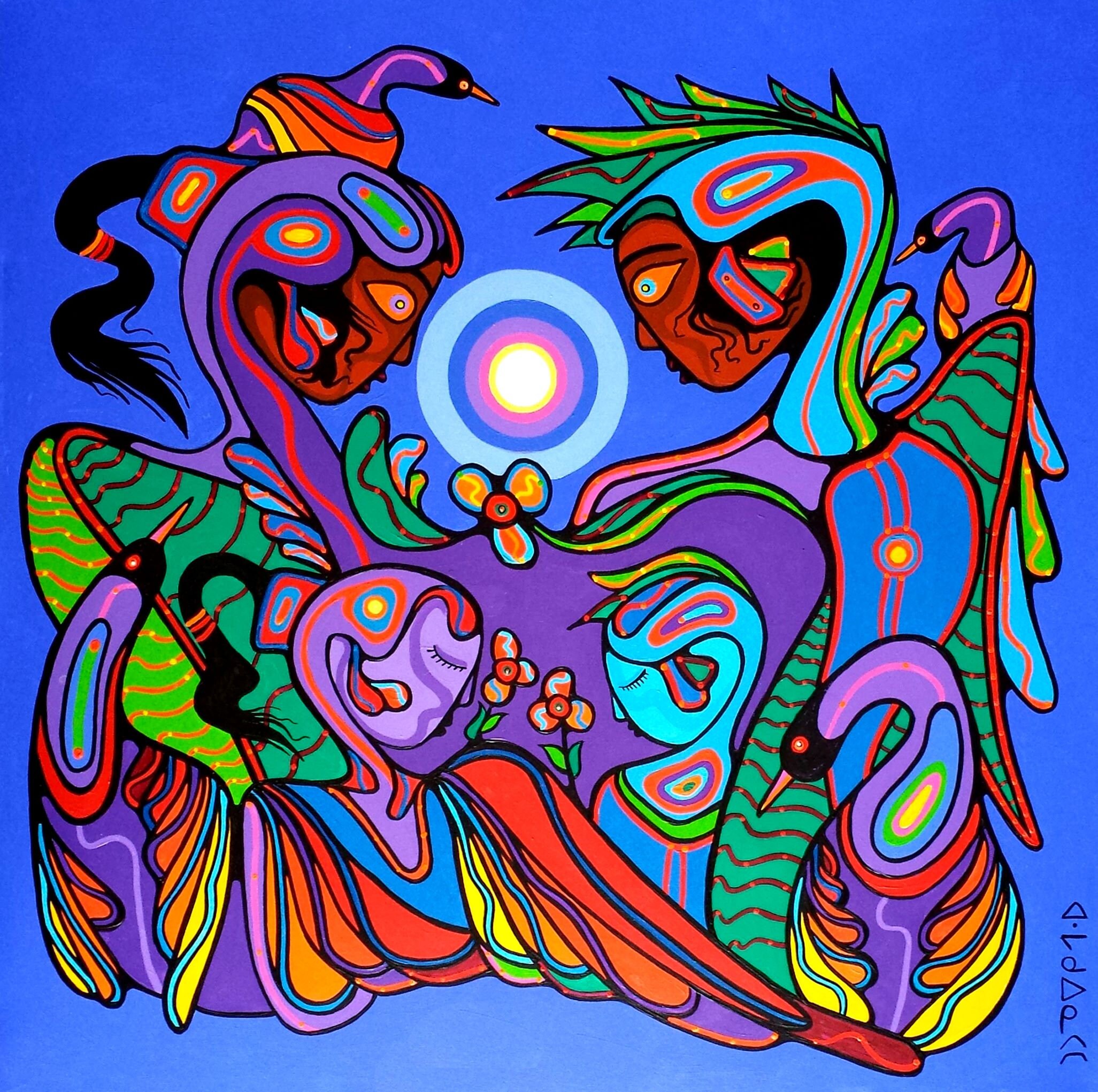 Sacred Spiritual Art Print "the Nature of Spirit" by Ritchie Sinclair ...