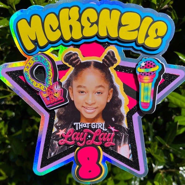 That Girl Lay Lay Cup Cake Topper - Etsy