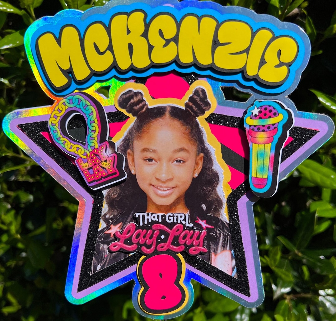 That Girl Lay Lay Personalized Cale Topper Perfect for That Girl Lay ...
